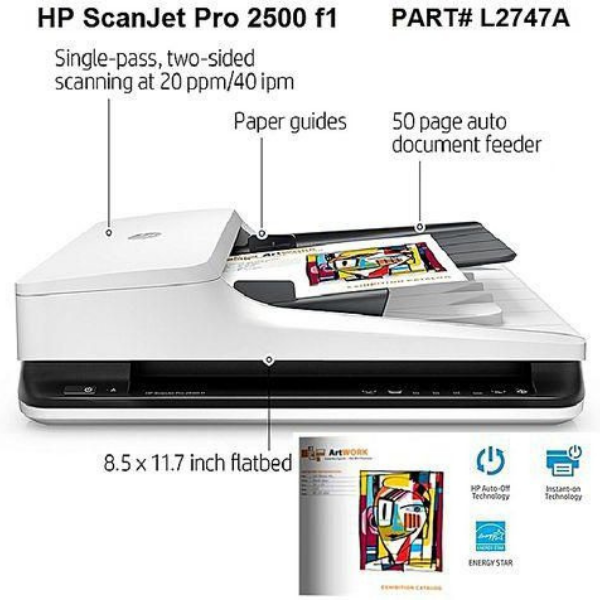 HP ScanJet Pro 2600 f1 Flatbed scanner - Onside Technology Solutions